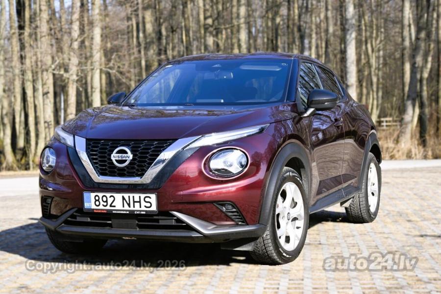 Sarkans Nissan Juke 2022 Tallina, ar dzinēja tilpumu 1.00 L un nobraukumu 46 tūkst. km par 15300 €, foto 1 vietnē AUTOMOTO.COM.LV