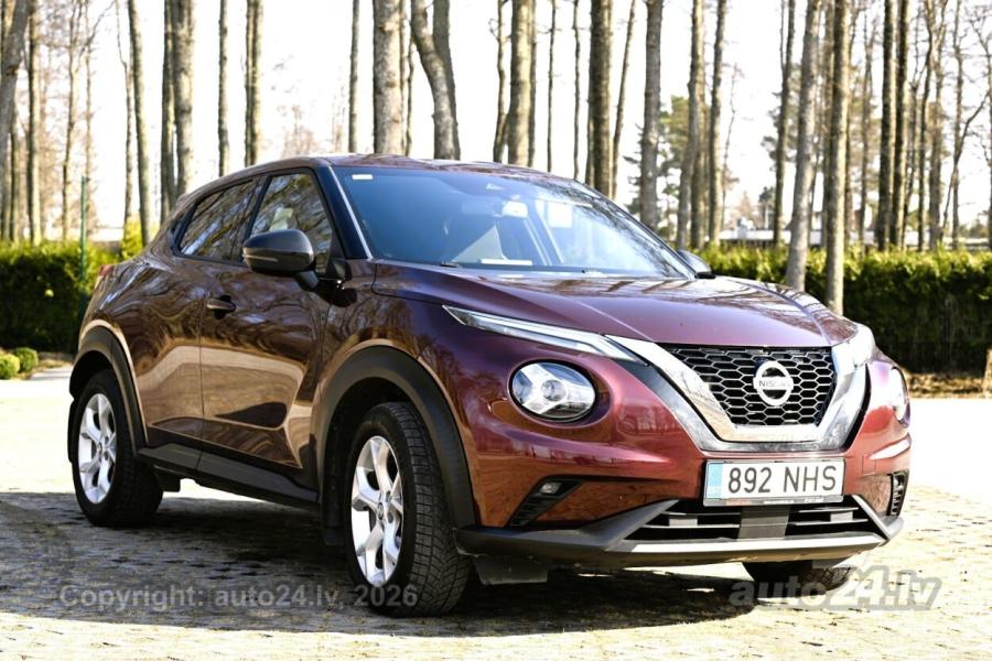 Sarkans Nissan Juke 2022 Tallina, ar dzinēja tilpumu 1.00 L un nobraukumu 46 tūkst. km par 15300 €, foto 3 vietnē AUTOMOTO.COM.LV