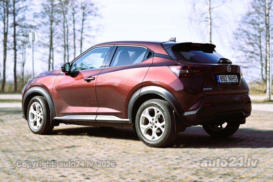 Sarkans Nissan Juke 2022 Tallina, ar dzinēja tilpumu 1.00 L un nobraukumu 46 tūkst. km par 15300 €, foto 5 vietnē AUTOMOTO.COM.LV