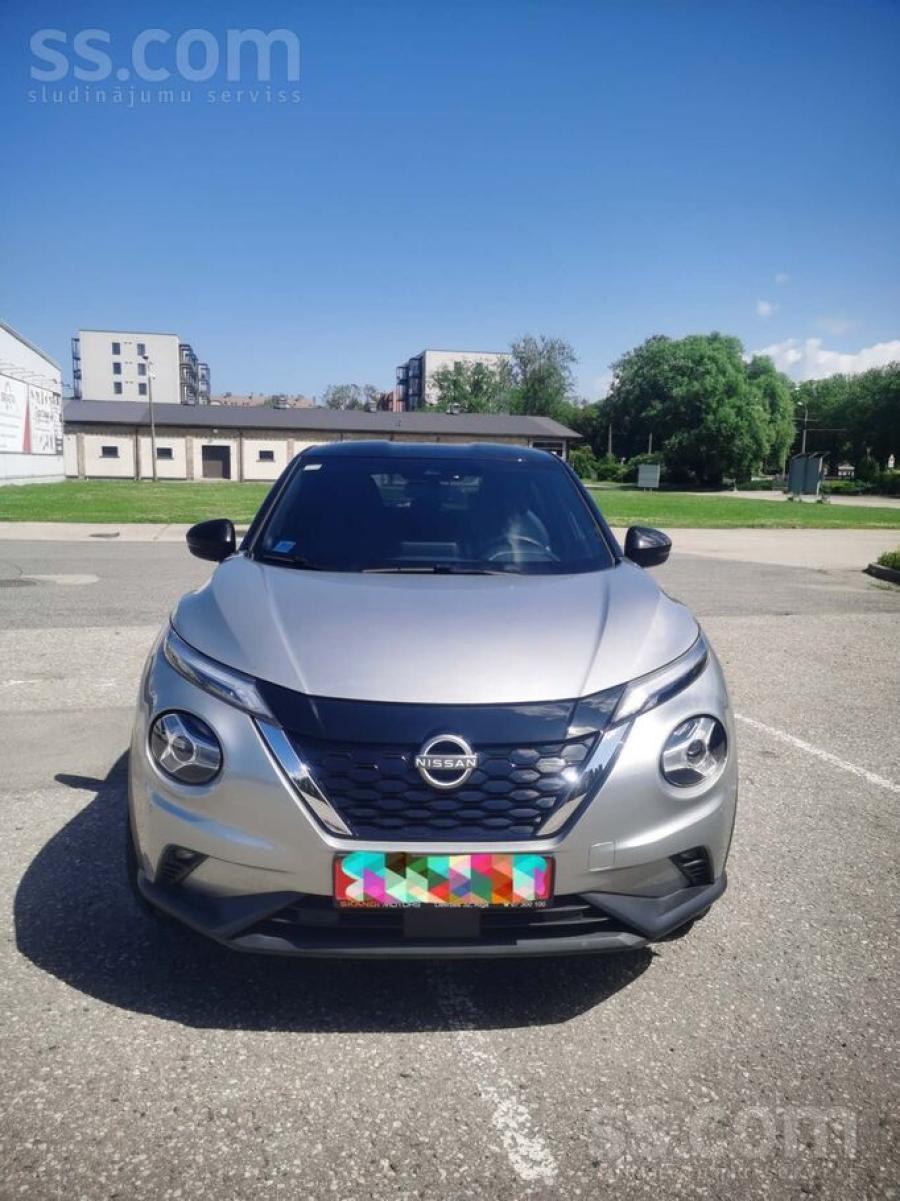 Nissan Juke 2023 Rīga, ar dzinēja tilpumu 1.60 L un nobraukumu 6 tūkst. km par 22000 €, foto 1 vietnē AUTOMOTO.COM.LV