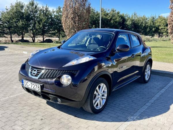 Violet Nissan Juke 2014 in Riga, with an engine capacity of 1.60 L and mileage of 71 thousand km for 6900 €, photo 2 on AUTOMOTO.COM.LV