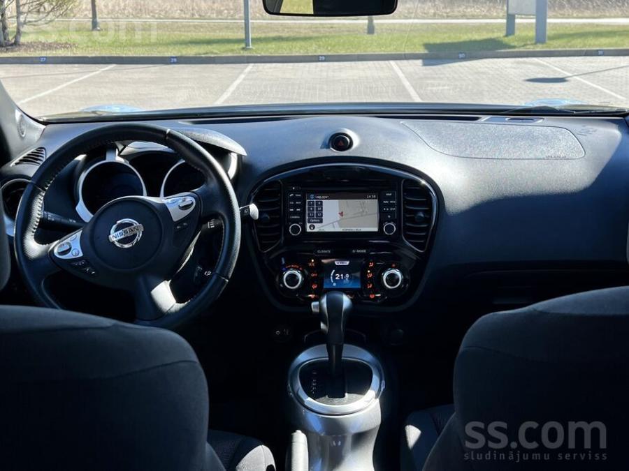 Violet Nissan Juke 2014 in Riga, with an engine capacity of 1.60 L and mileage of 71 thousand km for 6900 €, photo 10 on AUTOMOTO.COM.LV