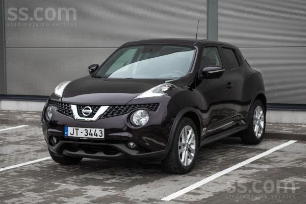 Violet Nissan Juke 2014 in Riga, with an engine capacity of 1.20 L and mileage of 87 thousand km for 6995 €, photo 1 on AUTOMOTO.COM.LV