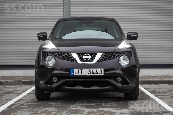 Violet Nissan Juke 2014 in Riga, with an engine capacity of 1.20 L and mileage of 87 thousand km for 6995 €, photo 2 on AUTOMOTO.COM.LV