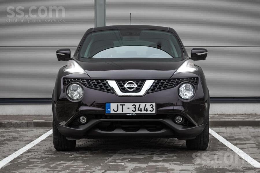 Violet Nissan Juke 2014 in Riga, with an engine capacity of 1.20 L and mileage of 87 thousand km for 6995 €, photo 3 on AUTOMOTO.COM.LV