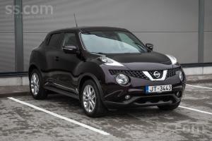 Violet Nissan Juke 2014 in Riga, with an engine capacity of 1.20 L and mileage of 87 thousand km for 6995 €, photo 4 on AUTOMOTO.COM.LV