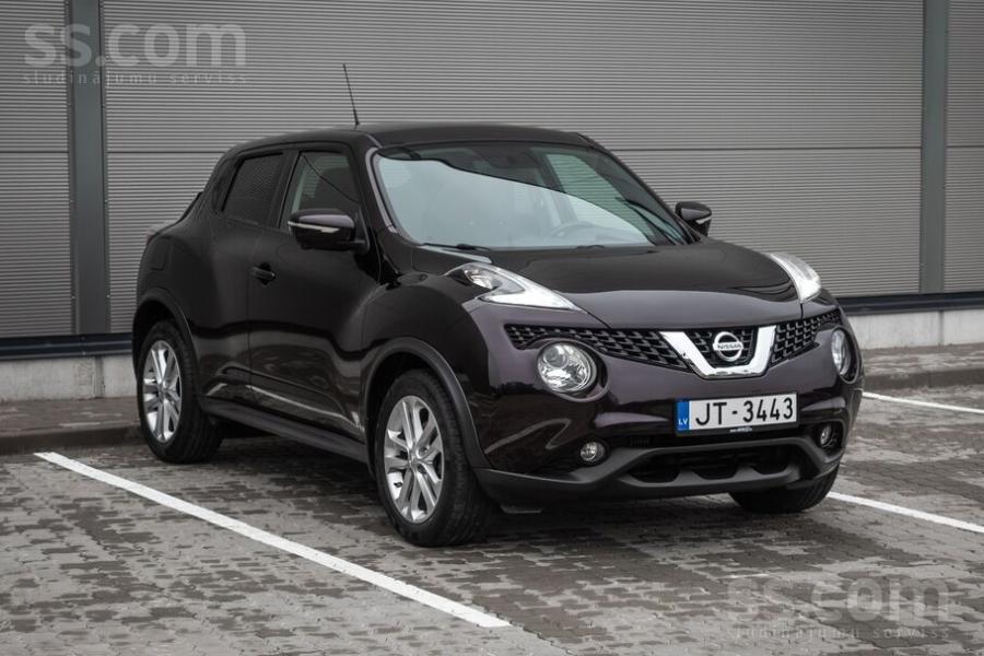 Violet Nissan Juke 2014 in Riga, with an engine capacity of 1.20 L and mileage of 87 thousand km for 6995 €, photo 4 on AUTOMOTO.COM.LV