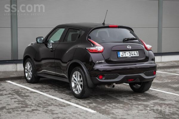 Violet Nissan Juke 2014 in Riga, with an engine capacity of 1.20 L and mileage of 87 thousand km for 6995 €, photo 7 on AUTOMOTO.COM.LV