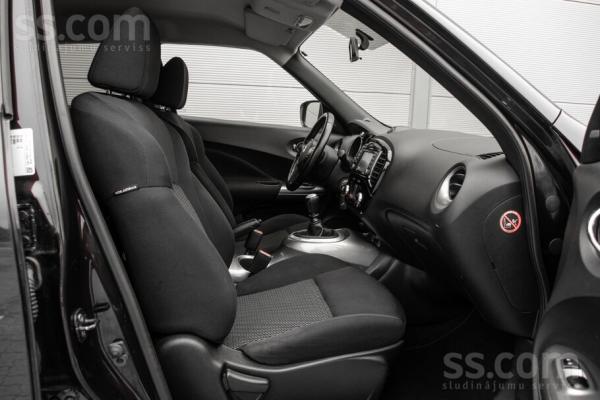 Violet Nissan Juke 2014 in Riga, with an engine capacity of 1.20 L and mileage of 87 thousand km for 6995 €, photo 10 on AUTOMOTO.COM.LV
