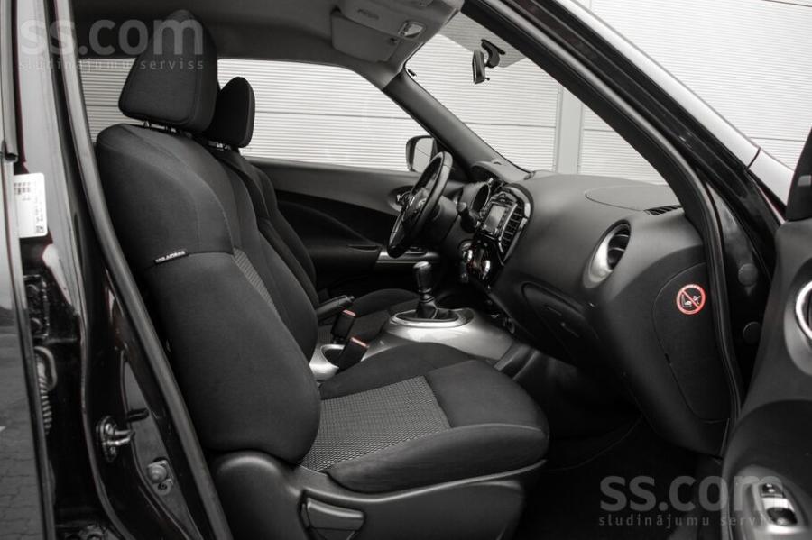 Violet Nissan Juke 2014 in Riga, with an engine capacity of 1.20 L and mileage of 87 thousand km for 6995 €, photo 11 on AUTOMOTO.COM.LV