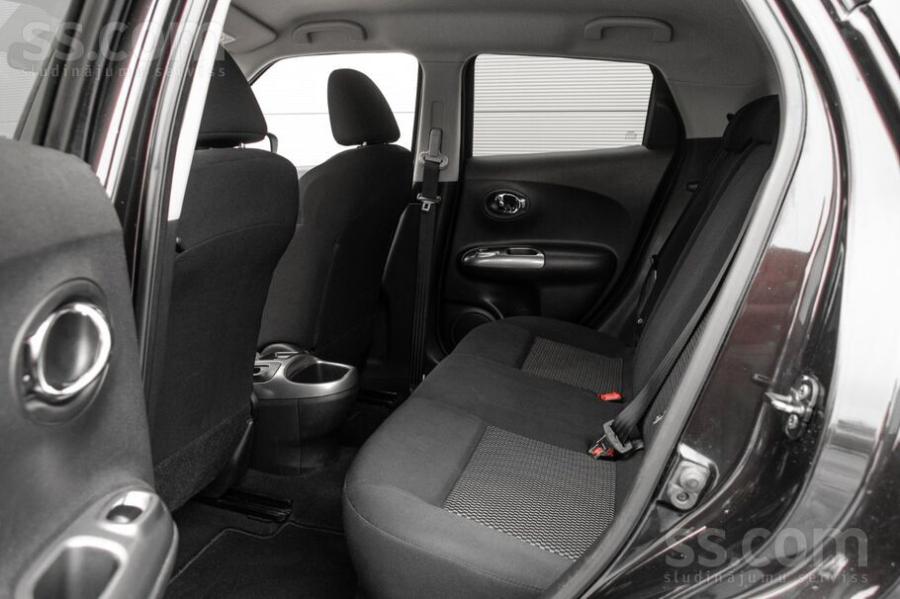 Violet Nissan Juke 2014 in Riga, with an engine capacity of 1.20 L and mileage of 87 thousand km for 6995 €, photo 12 on AUTOMOTO.COM.LV