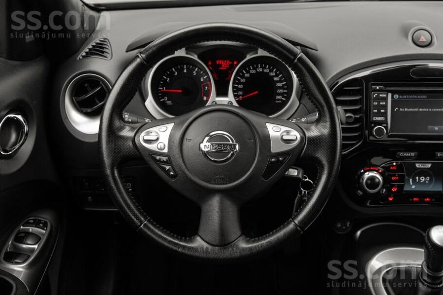 Violet Nissan Juke 2014 in Riga, with an engine capacity of 1.20 L and mileage of 87 thousand km for 6995 €, photo 19 on AUTOMOTO.COM.LV