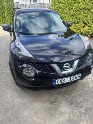 Violet Nissan Juke 2015 in Riga, with an engine capacity of 1.60 L and mileage of 126 thousand km for 7500 €, photo  on AUTOMOTO.COM.LV