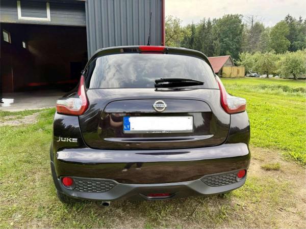 Violet Nissan Juke 2015 in Vilnius, with an engine capacity of 1.20 L and mileage of 109 thousand km for 3800 €, photo 5 on AUTOMOTO.COM.LV