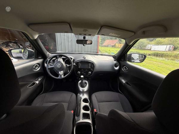 Violet Nissan Juke 2015 in Vilnius, with an engine capacity of 1.20 L and mileage of 109 thousand km for 3800 €, photo 9 on AUTOMOTO.COM.LV