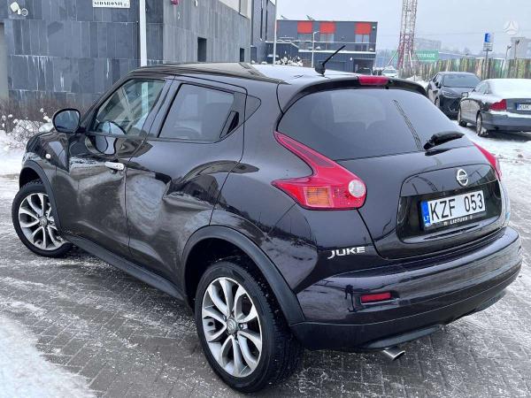 Violets Nissan Juke 2012 Viļņa, ar dzinēja tilpumu 1.50 L un nobraukumu 201 tūkst. km par 4200 €, foto 7 vietnē AUTOMOTO.COM.LV
