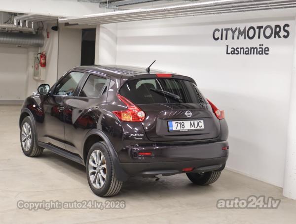 Violet Nissan Juke 2013 in Tallinn, with an engine capacity of 1.60 L and mileage of 173 thousand km for 5900 €, photo 3 on AUTOMOTO.COM.LV