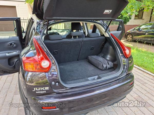 Violets Nissan Juke 2013 Tallina, ar dzinēja tilpumu 1.60 L un nobraukumu 223 tūkst. km par 4500 €, foto 4 vietnē AUTOMOTO.COM.LV