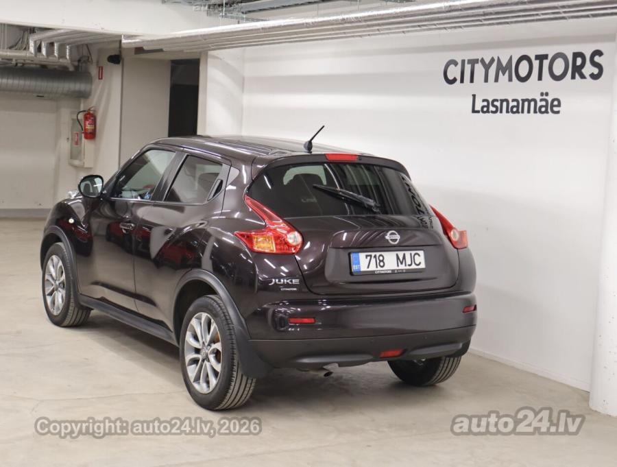 Violets Nissan Juke 2013 Tallina, ar dzinēja tilpumu 1.60 L un nobraukumu 173 tūkst. km par 5900 €, foto 4 vietnē AUTOMOTO.COM.LV