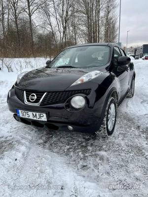 Violet Nissan Juke 2014 in Tallinn, with an engine capacity of 1.60 L and mileage of 114 thousand km for 4200 €, photo  on AUTOMOTO.COM.LV