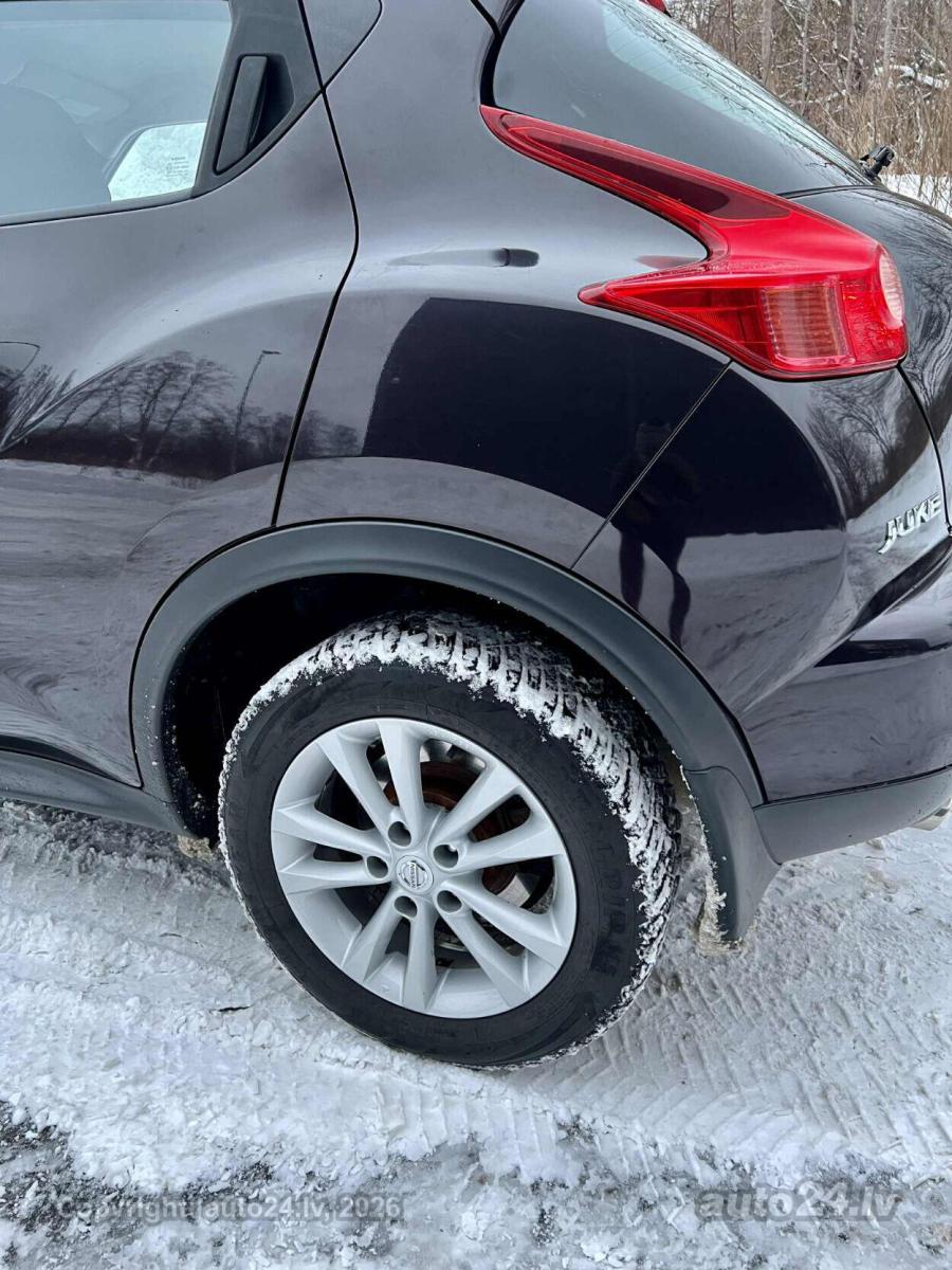 Violets Nissan Juke 2014 Tallina, ar dzinēja tilpumu 1.60 L un nobraukumu 114 tūkst. km par 4200 €, foto 21 vietnē AUTOMOTO.COM.LV