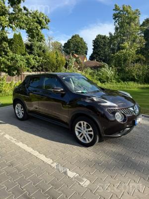 Violets Nissan Juke 2015 Rīga, ar dzinēja tilpumu 1.60 L un nobraukumu 57 tūkst. km par 7800 €, foto  vietnē AUTOMOTO.COM.LV