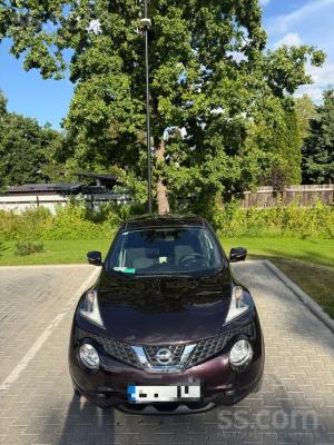 Violets Nissan Juke 2015 Rīga, ar dzinēja tilpumu 1.60 L un nobraukumu 57 tūkst. km par 7800 €, foto 5 vietnē AUTOMOTO.COM.LV