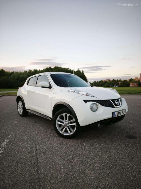 Balts Nissan Juke 2010 Šauļi, ar dzinēja tilpumu 1.50 L un nobraukumu 460 tūkst. km par 3200 €, foto 1 vietnē AUTOMOTO.COM.LV