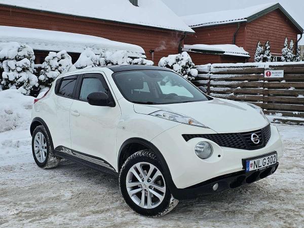 White Nissan Juke 2011 in Kretinga, with an engine capacity of 1.46 L and mileage of 192 thousand km for 6599 €, photo 2 on AUTOMOTO.COM.LV