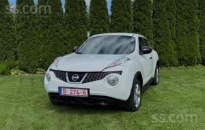 Balts Nissan Juke 2011 Daugavpils, ar dzinēja tilpumu 1.60 L un nobraukumu 183 tūkst. km par 3490 €, foto  vietnē AUTOMOTO.COM.LV