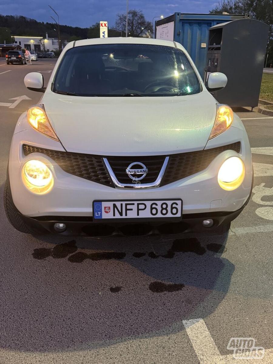 Balts Nissan Juke 2012 Panevēža, ar dzinēja tilpumu 1.60 L un nobraukumu 184 tūkst. km par 7500 €, foto 1 vietnē AUTOMOTO.COM.LV