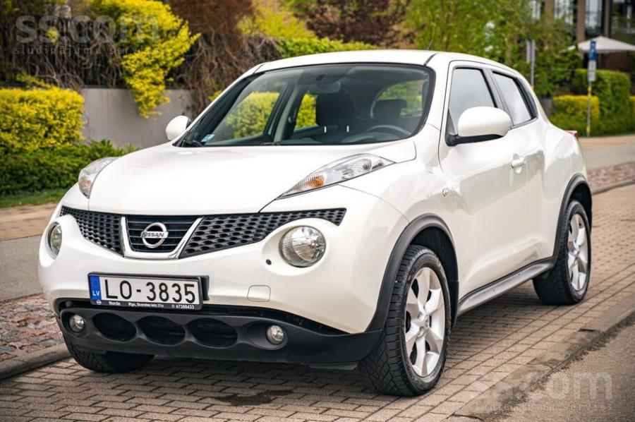Balts Nissan Juke 2012 Rīga, ar dzinēja tilpumu 1.60 L un nobraukumu 0 tūkst. km par 4990 €, foto 1 vietnē AUTOMOTO.COM.LV
