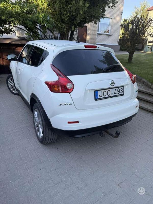 Balts Nissan Juke 2012 Kauņa, ar dzinēja tilpumu 1.46 L un nobraukumu 17 tūkst. km par 4700 €, foto 2 vietnē AUTOMOTO.COM.LV