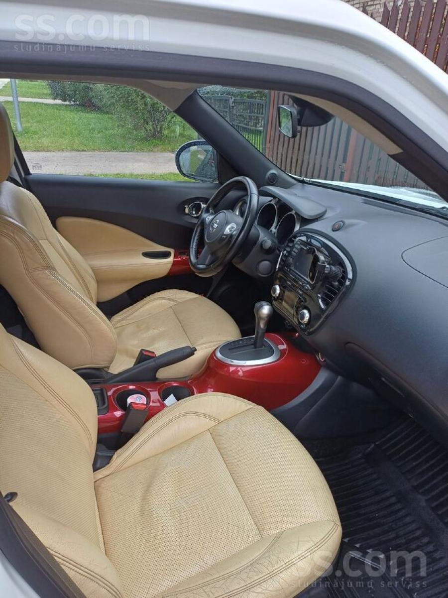 Balts Nissan Juke 2012 Rīga, ar dzinēja tilpumu 1.60 L un nobraukumu 212 tūkst. km par 4800 €, foto 11 vietnē AUTOMOTO.COM.LV