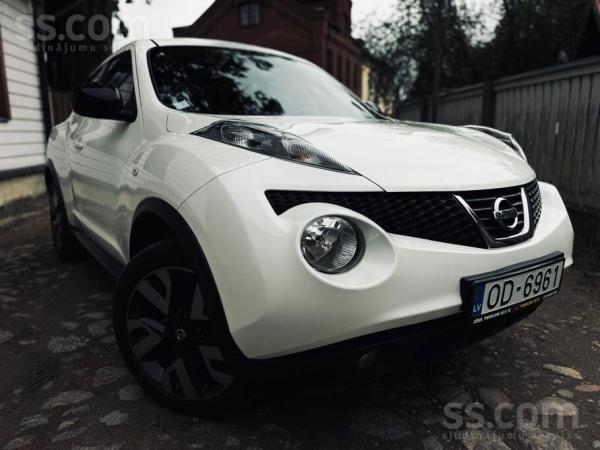 Balts Nissan Juke 2013 Cēsis, ar dzinēja tilpumu 1.50 L un nobraukumu 0 tūkst. km par 9890 €, foto 1 vietnē AUTOMOTO.COM.LV