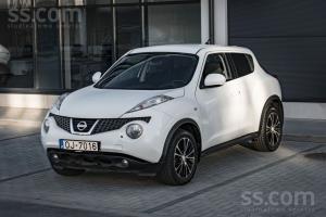 White Nissan Juke 2013 in Riga, with an engine capacity of 1.60 L and mileage of 217 thousand km for 6750 €, photo  on AUTOMOTO.COM.LV