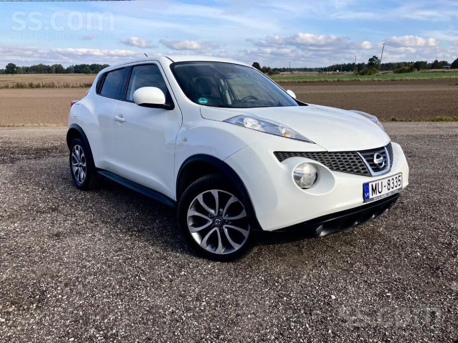 Balts Nissan Juke 2013 Talsi, ar dzinēja tilpumu 1.50 L un nobraukumu 202 tūkst. km par 4999 €, foto 1 vietnē AUTOMOTO.COM.LV