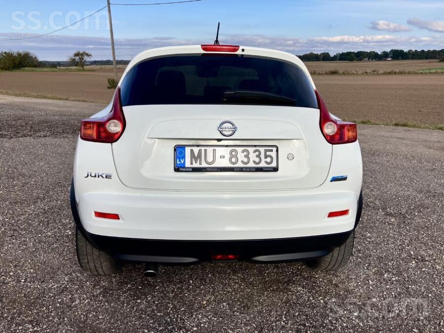 Balts Nissan Juke 2013 Talsi, ar dzinēja tilpumu 1.50 L un nobraukumu 202 tūkst. km par 4999 €, foto 5 vietnē AUTOMOTO.COM.LV