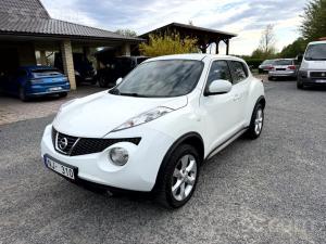 White Nissan Juke 2013 in Saldus, with an engine capacity of 1.50 L and mileage of 217 thousand km for 4250 €, photo  on AUTOMOTO.COM.LV