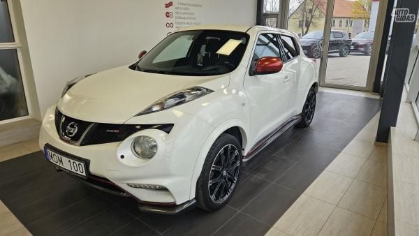 Balts Nissan Juke 2013 Klaipėda, ar dzinēja tilpumu 1.60 L un nobraukumu 125 tūkst. km par 9700 €, foto 1 vietnē AUTOMOTO.COM.LV