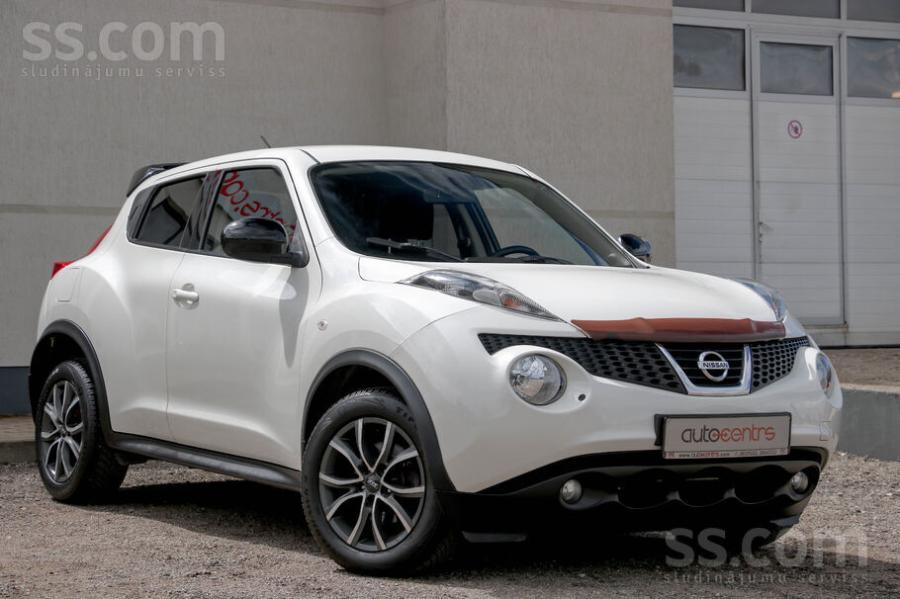 White Nissan Juke 2013 in Tukums, with an engine capacity of 1.60 L and mileage of 165 thousand km for 5952 €, photo 3 on AUTOMOTO.COM.LV