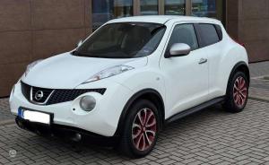 Balts Nissan Juke 2013 Klaipėda, ar dzinēja tilpumu 1.60 L un nobraukumu 199 tūkst. km par 3400 €, foto 4 vietnē AUTOMOTO.COM.LV