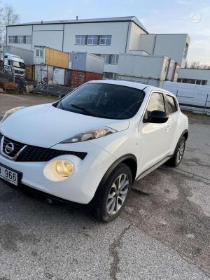 Balts Nissan Juke 2013 Alīta, ar dzinēja tilpumu 1.46 L un nobraukumu 155 tūkst. km par 4500 €, foto  vietnē AUTOMOTO.COM.LV