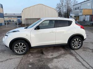 White Nissan Juke 2013 in Alytus, with an engine capacity of 1.46 L and mileage of 155 thousand km for 4500 €, photo 5 on AUTOMOTO.COM.LV