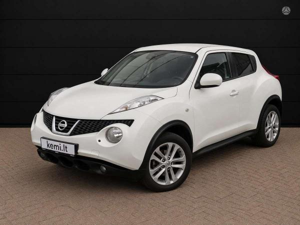 White Nissan Juke 2013 in Vilnius, with an engine capacity of 1.60 L and mileage of 104 thousand km for 6550 €, photo 1 on AUTOMOTO.COM.LV