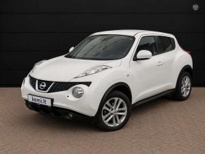 White Nissan Juke 2013 in Vilnius, with an engine capacity of 1.60 L and mileage of 104 thousand km for 6550 €, photo  on AUTOMOTO.COM.LV