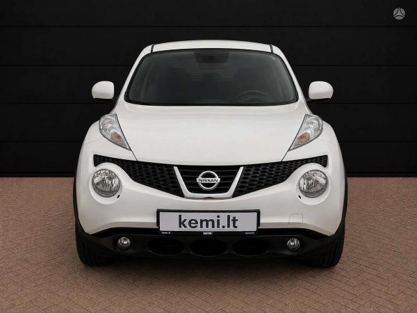 White Nissan Juke 2013 in Vilnius, with an engine capacity of 1.60 L and mileage of 104 thousand km for 6550 €, photo 3 on AUTOMOTO.COM.LV