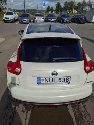 Balts Nissan Juke 2013 Šauļi, ar dzinēja tilpumu 1.62 L un nobraukumu 224 tūkst. km par 7600 €, foto 11 vietnē AUTOMOTO.COM.LV