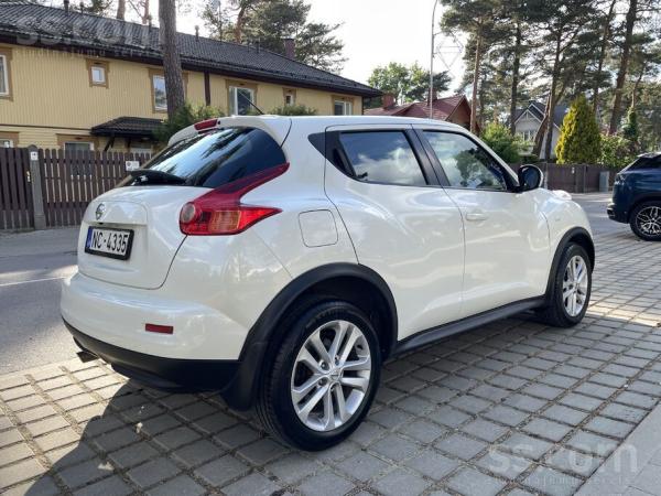 Balts Nissan Juke 2014 Rīga, ar dzinēja tilpumu 1.60 L un nobraukumu 206 tūkst. km par 5600 €, foto 3 vietnē AUTOMOTO.COM.LV