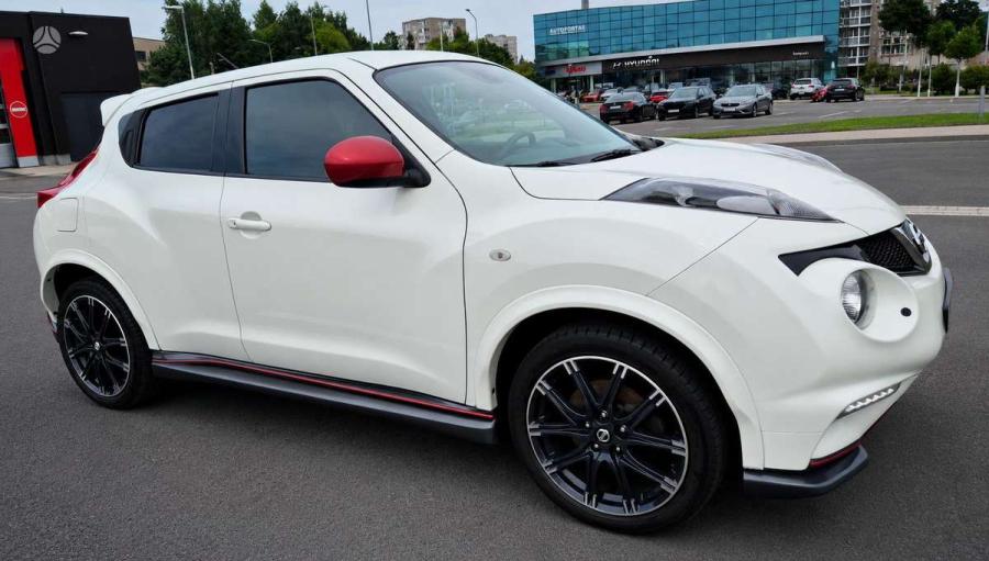 Balts Nissan Juke 2014 Viļņa, ar dzinēja tilpumu 1.62 L un nobraukumu 139 tūkst. km par 7760 €, foto 3 vietnē AUTOMOTO.COM.LV